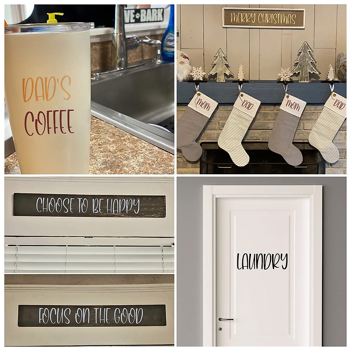 1 Inch Alphabet Letter Stencils for Painting - 42 Pack Letter and Number Stencil Templates with Signs for Painting on Wood, Reusable Letters and Numbers Stencils for Chalkboard Wood Signs & Wall Art