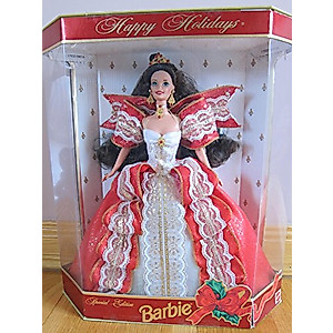 Barbie Happy Holidays Doll - Special Edition 10th Aniversary Hallmark 5th in Series (1997)