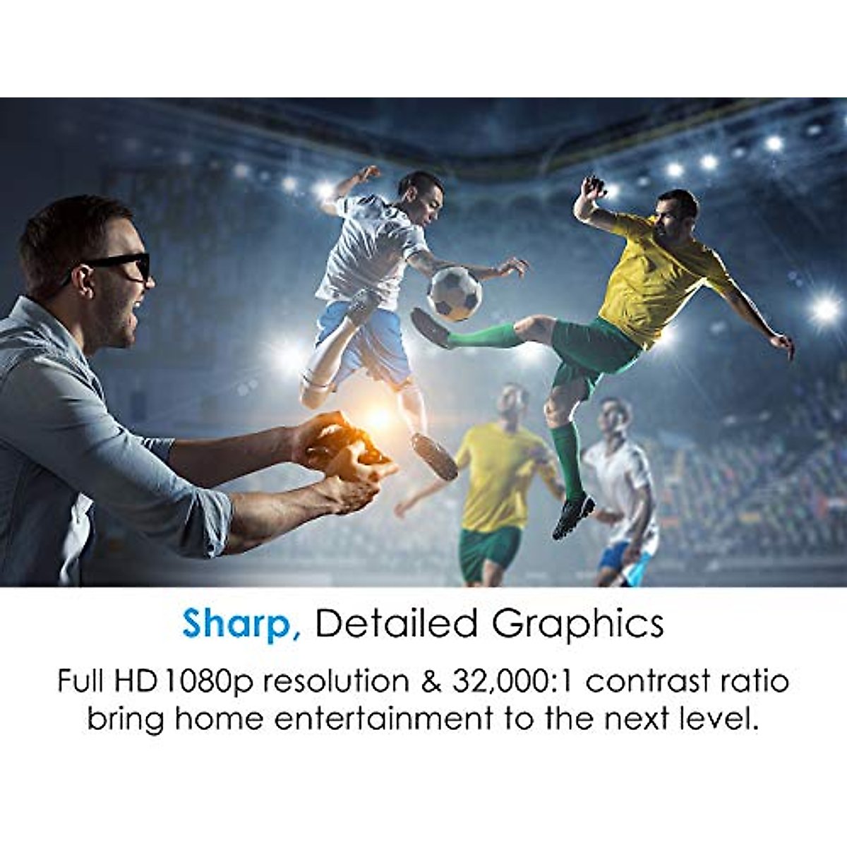 Optoma HD39DARBEE 1080p High Performance Home Theater Projector | Darbee Image Processor for Super Sharp Movies and Games | Bright 3500 Lumens | Large 1.6 Zoom and Vertical Keystone