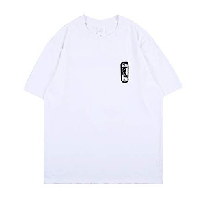 Arnodefrance Men LA Music Festival Tshirt Hip Hop Graffiti Printing Teeshirt Cotton Short Sleeve Shirt