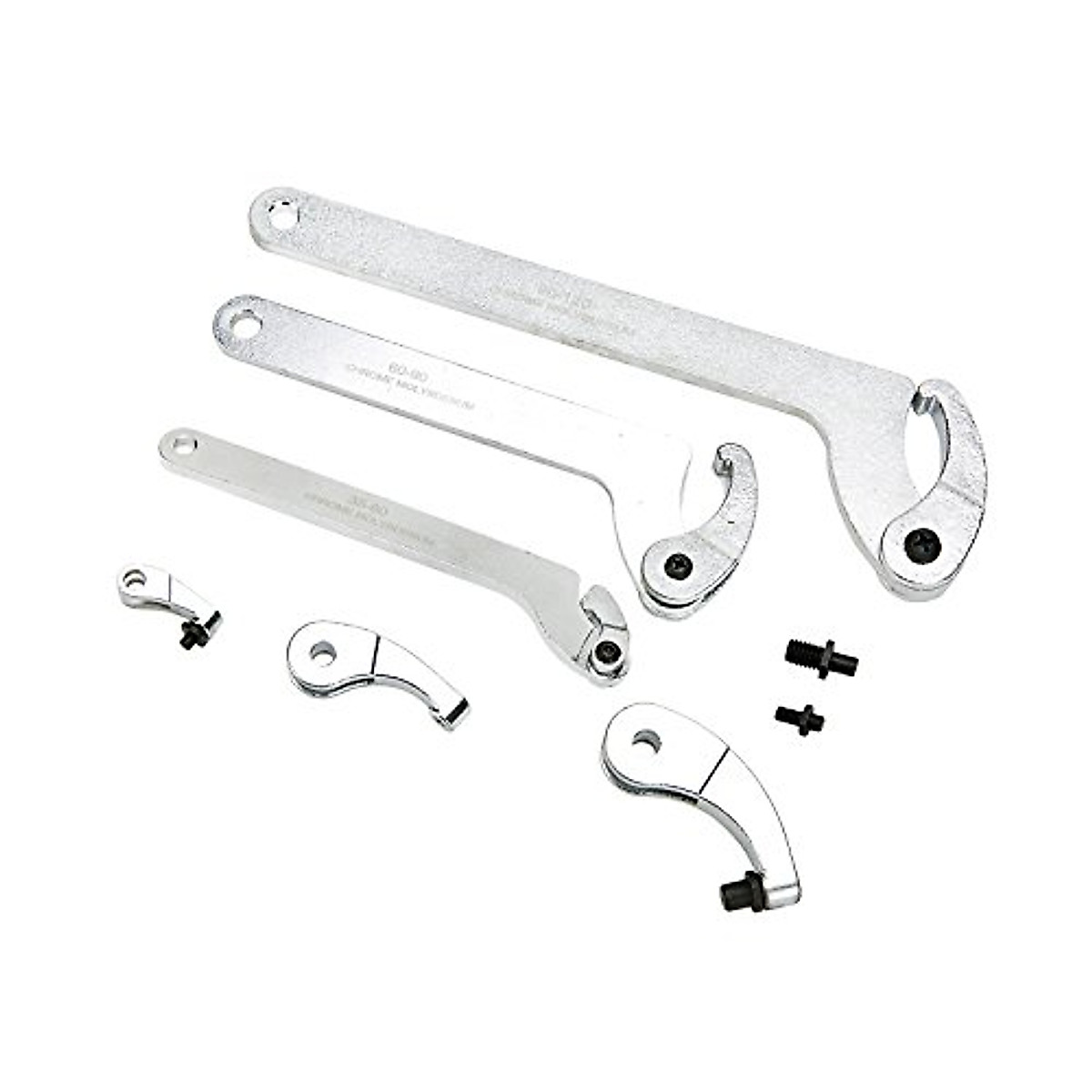 8MILELAKE Adjustable Hook And Pin Wrench/Spanner Tool Set