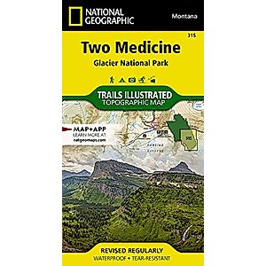 Two Medicine - Glacier National Park Trails Illustrated Map # 315 (National Geographic Maps: Trails Illustrated)