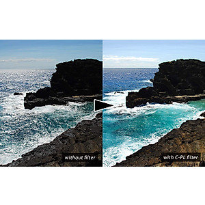 Kenko Nyumon Wide Angle Slim Ring 67mm Circular Polarizer Filter, Neutral Grey, compact (226750)