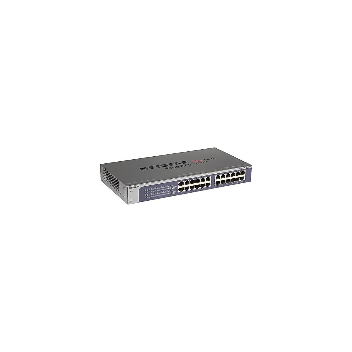 NETGEAR 24-Port Gigabit Ethernet Plus Switch (JGS524E) - Managed, Desktop or Rackmount, and Limited Lifetime Protection