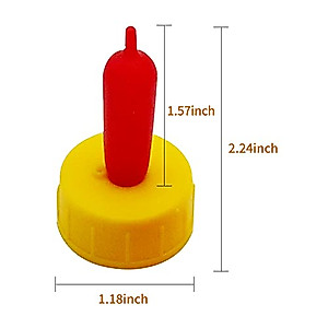 Lucky Farm Lamb Rubber Pacifier Milk Drink Nipples 10pcs for Feeding Sheep Goat Lamb Puppy