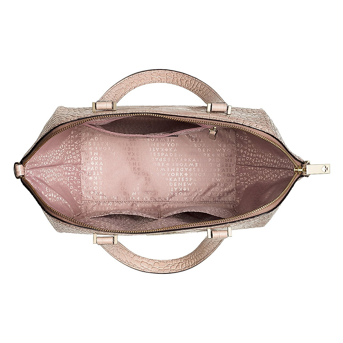 Kate Spade Women's Parliament Square Exotic Savannah Large Satchel, Rosy Beige