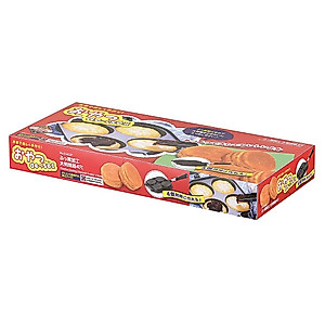 JapanBargain 4742, Japanese Obanyaki Pan Stuffed Pancake Toaster Large 3 inch Pancake Maker Nonstick Aluminum Pan, Four Molds