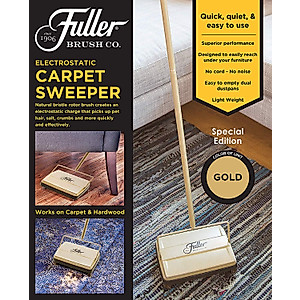 Fuller Brush Carpet Sweeper - Gold