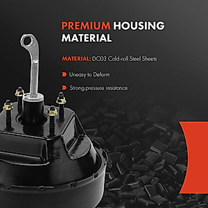 A-Premium Vacuum Power Brake Booster Compatible with Ford F-150 F-250 F-100 Bronco 1980-1983 6.6L 6.9L 7.5L Without Master Cylinder