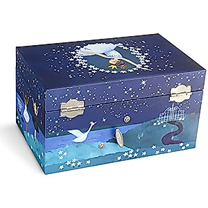 Jewelkeeper Ballerina Music Box & Little Girls Jewelry Set - 3 Ballerina Gifts for Girls - Jewelry Box for Girls