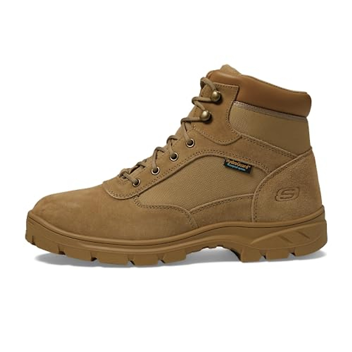 Skechers Men's Wascana Millit Boot Industrial Shoe, Camel Brown, 12