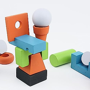 Junk Art Board Game (3rd Edition) - Creative Dexterity and Stacking Game with Over 10 Game Modes! Strategy Game for Kids & Adults, Ages 8+, 2-6 Players, 30 Minute Playtime, Made by Pretzel Games,