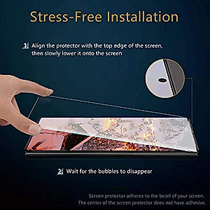 [2+2 Pack] Galaxy Note 10 Screen Protector Include 2 Pack Tempered Glass Screen Protector +2 Pack Tempered Glass Camera Lens Protector,HD Clear,9H Hardness,Anti-Scratch for Samsung Galaxy Note 10