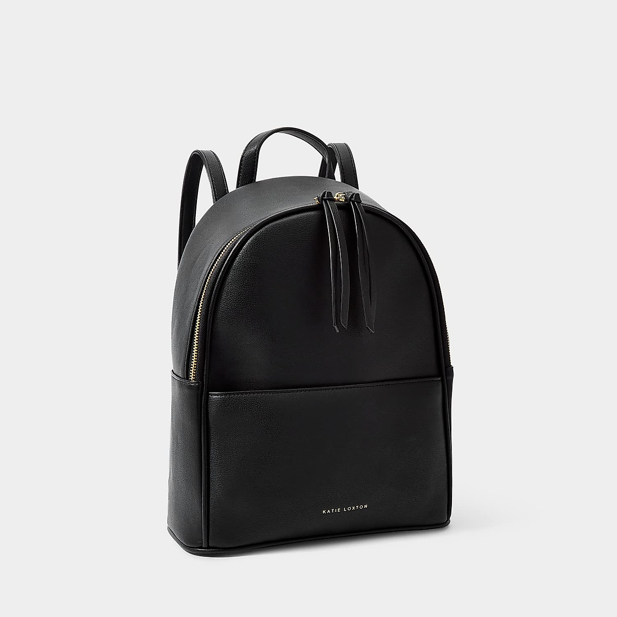 KATIE LOXTON Isla Womens Large Zippered Top Handle Backpack Black