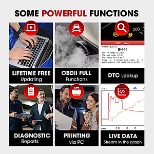 Launch CR629 OBD2 Scanner ABS SRS Scan Tool with Active Test, 3 Service Oil/SAS/BMS Reset Tool, Full OBD2 Functions Car Code Scanner, Lifetime Free Update (More Powerful Than Launch CR529, CRP123X)