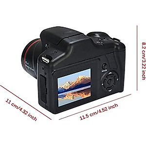 Digital Cameras for Photography Digital Camera Vlogging Camera Video Camera, 1080P LCD Screen 2.4 Inches 16X Digital Zoom Anti-Shake Cameras for Beginners Learners Kids Camera
