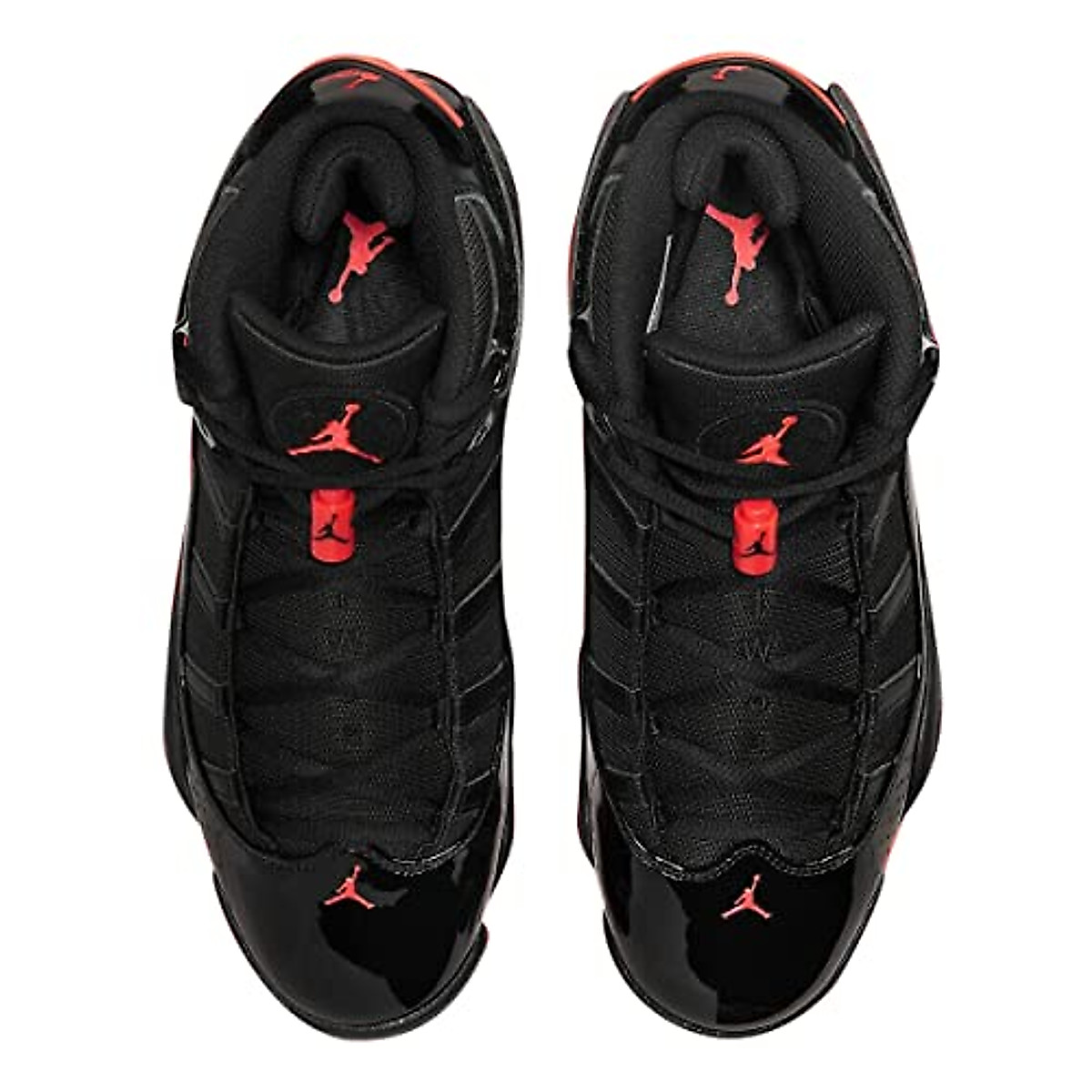 Men's Jordan 6 Rings Black/Infrared 23-Black (322992 066) - 9.5