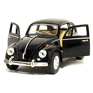 5" 1967 Volkswagen Classic Beetle 1:32 Scale (Black) by Kinsmart