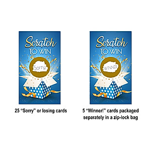 Generic What’s in The BoxScratch Off Cards-(30 Pack)-Birthday Party Scratch Off Tickets-Bridal Shower-Holiday Scratch Off-Customer and Employee Appreciation-Christmas Scratch Off