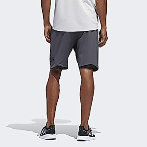 adidas Men's 4KRFT Sport 9-Inch Short Badge of Sport Gray X-Large