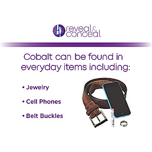 Reveal and Conceal Cobalt Test Kit by Smart Practice - Detecting Cobalt is a Snap - Test for Cobalt in Your Jewelry and Prevent Skin Exposure With Liquid Clear Coat - Includes 10 Test Swabs