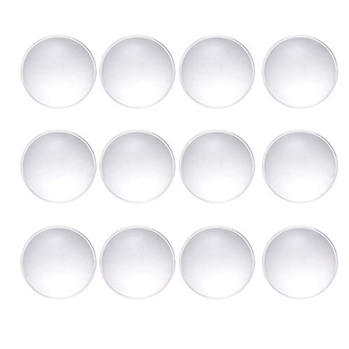 Hemobllo Optical 3D Lens for Magnifier - 20 Pcs 42mm Diameter Double Convex Lenses 68mm Focal Lengths Biconvex Lens Magnifying Glass Lens Optical Plastic PMMA Lens