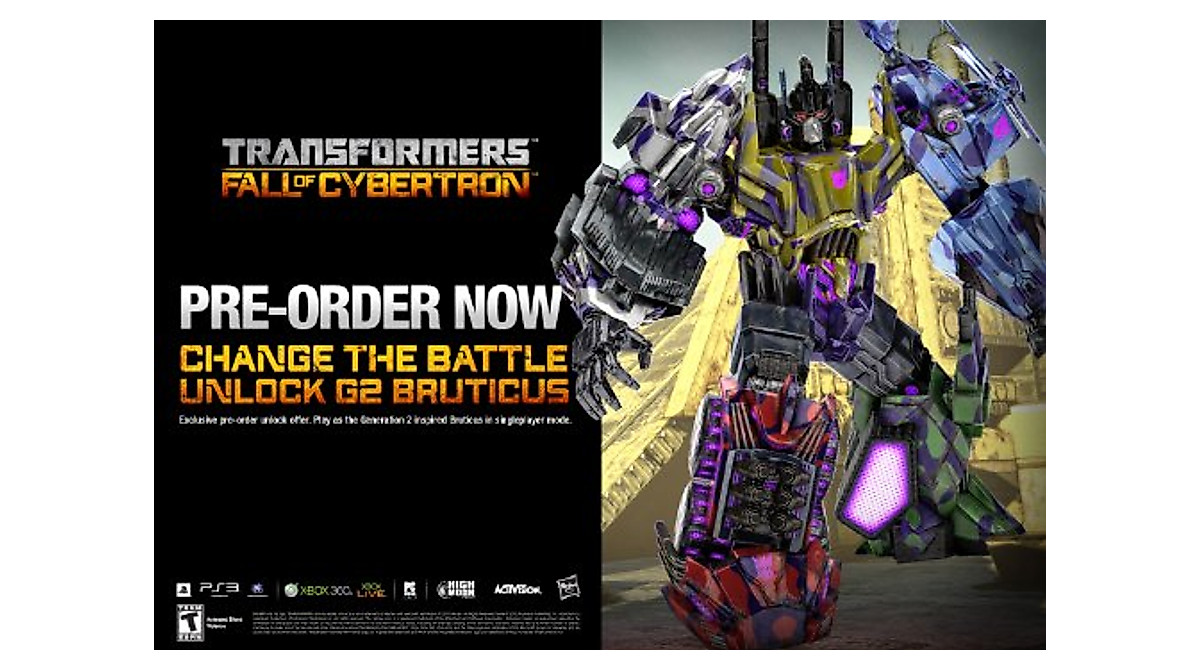 Transformers: Fall of Cybertron - Xbox 360 Experience Epic Battles