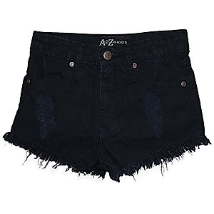Kids Girls Shorts Bermuda Skinny Ripped Jeans Hot Pants Summer Denim Chino Short