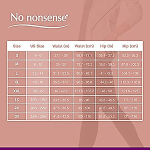 No nonsense womens Cotton Lounge Legging With Pocket Hosiery, Black, 2X US