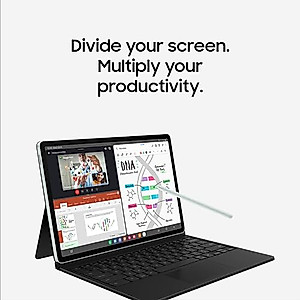 SAMSUNG Galaxy Tab S9 FE+ 12.4” 128GB Android Tablet + Free Smart Book Cover, IP68 Water- and Dust-Resistant, Long Battery Life, Powerful Processor, S Pen, 8MP Camera, US Version, 2023, Mint