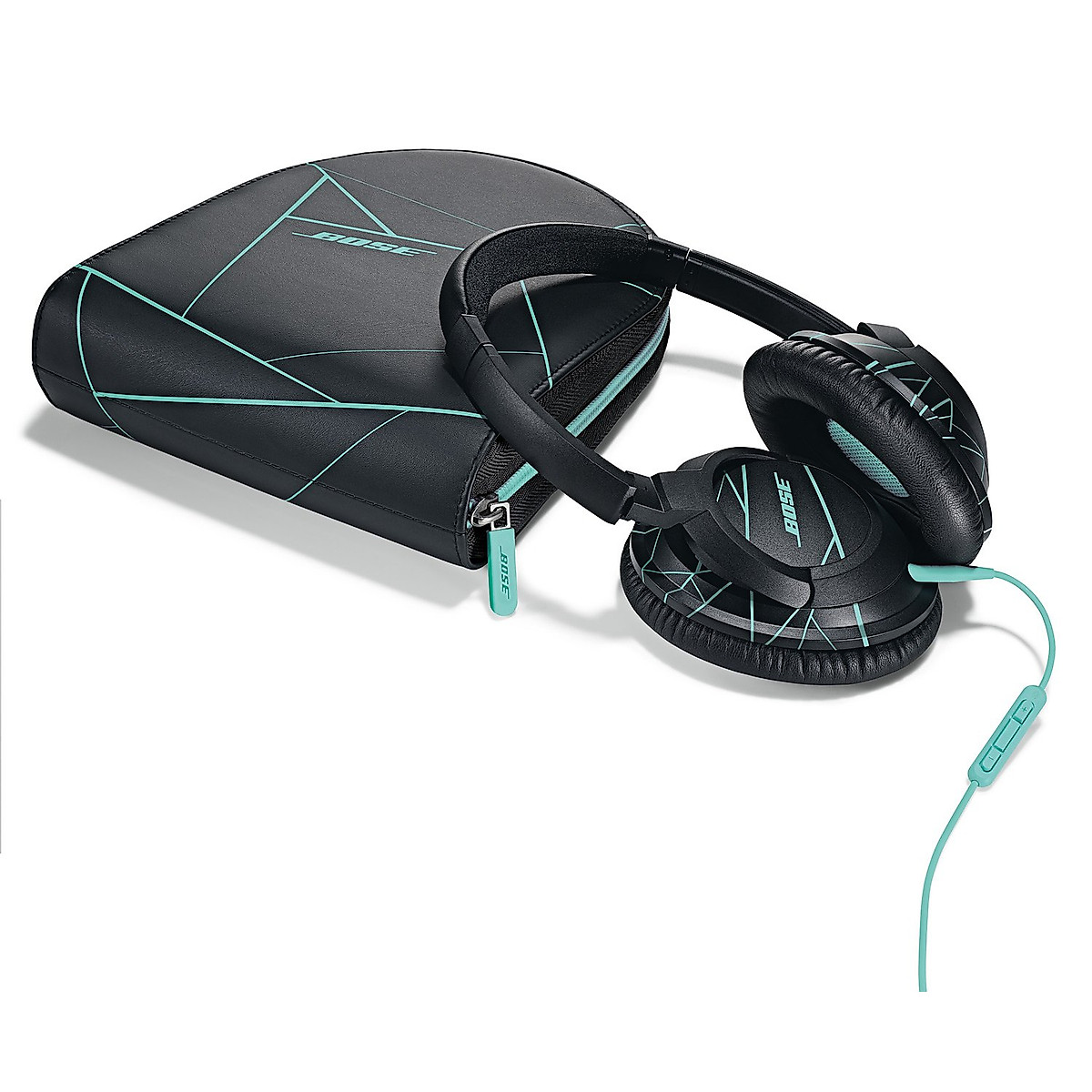 Bose SoundTrue Headphones Around-Ear Style, Black/Mint