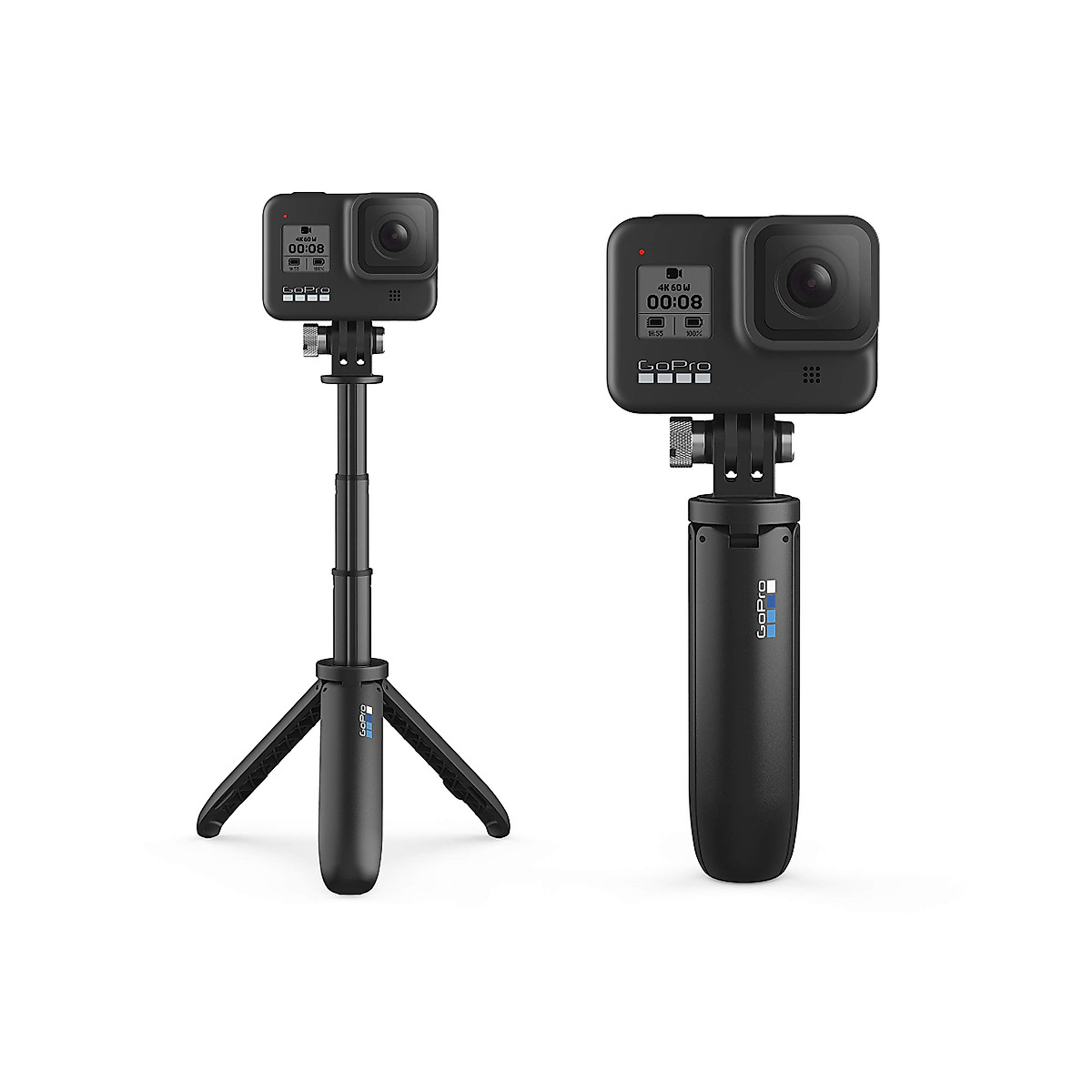 GoPro HERO8 Black Bundle - Includes HERO8 Black Camera, Shorty, Head Strap, 32GB SD Card, and 2 Rechargeable Batteries