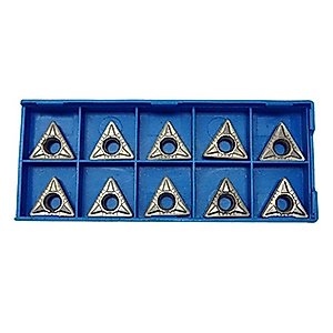 10 PC 1/2'' Inserts C6 Carbide Tip for Turning Tool Bit TCMT 32.52 Chipbreaker