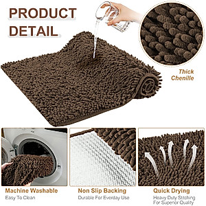 Chumia 3 Packs Guinea Pig Cage Liners Bedding Winter Warm Critter Nation Cage Liner for Rabbit Small Animals Cage Absorbent Pee Pad Supplies Bed Mat (Brown,16 x 24 Inch)