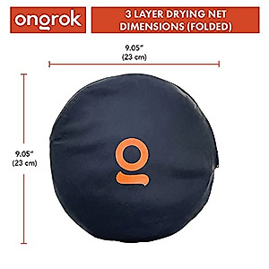 ONGROK Mesh Drying Rack, 3 Tier, Hanging Herb Drying Net, Plant Dryer Tent