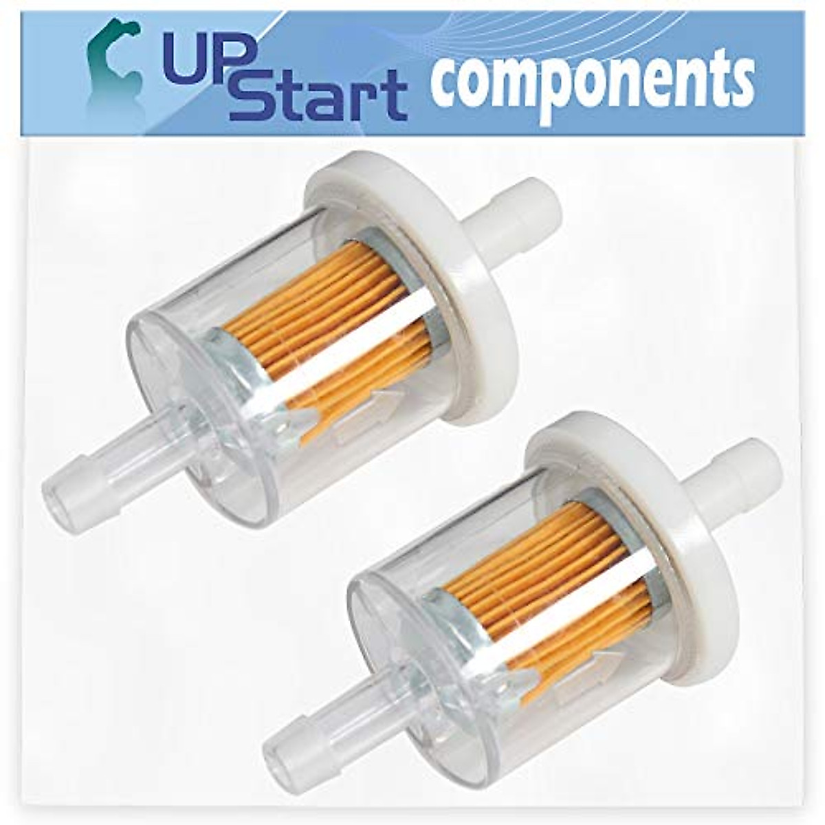 UpStart Components 2-Pack 691035 Fuel Filter Replacement for MTD 14AA815K000 (2009) Garden Tractor - Compatible with 493629 Fuel Filter 40 Micron
