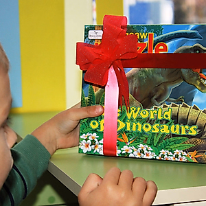 Planet of The Dinosaurs Jigsaw Puzzles for Kids Ages 4-8 | Fun & Entertaining Toys for Children | Epic Educational Birthday for Boys & Girls