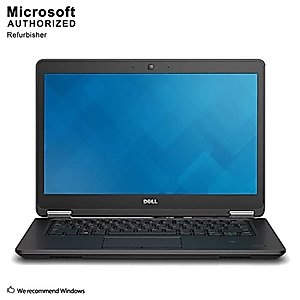 DELL Latitude E7450 14 INCH Laptop, Intel CORE I5-5200U 2.2GHZ, 8G DDR3L, 256G SSD, DP, HDMI, Windows 10 Pro 64 Bit-Language English/Spanish/French(Renewed)