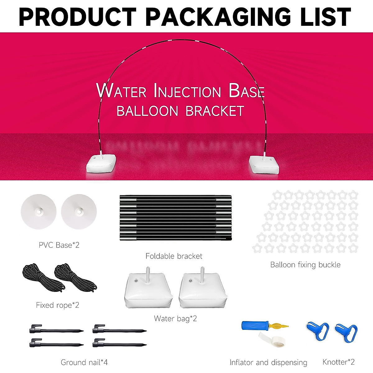 Round Backdrop Stand Circle Backdrop Stand Circle Balloon Arch Frame Kit for Circle Wedding Arch Flower Ring Stand Party Background Decoration…… (9x10FT)