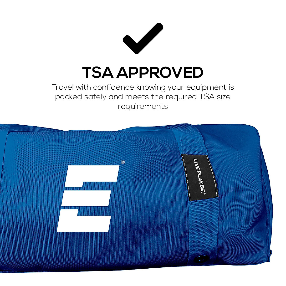 Epoch Training Team Bag - Large Duffle Bag with Shoe Compartment - Cardio Fitness Athletic Training Bag, Royal