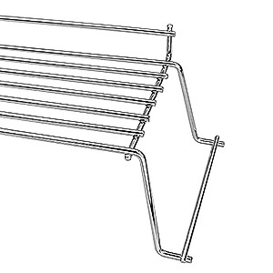 QuliMetal Stainless Steel Warming Rack for Weber Genesis 300 Series(2007-2016), Genesis E310, E320, E330, S310, S320, S330, Replacement for Weber 65054, 81323, 62749