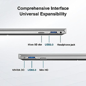 ECOHERO Laptop Computer, 12GB DDR4 RAM/256GB SSD, 14 inches FHD (1920 x 1080) IPS Display, Win-11 Laptops Computers, 2.4G/5G WiFi and BT4.2