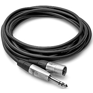 Hosa HSX-005 REAN 1/4" TRS to XLR3M Pro Balanced Interconnect Cable, 5 Feet