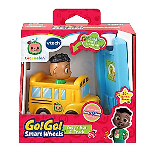 VTech CoComelon Go! Go! Smart Wheels Cody's Bus and Track