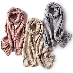 Brown Velvet Crochet Yarn, 100g/0.22lb Fluffy Chenille Yarn for Knitting and Handmade Projects