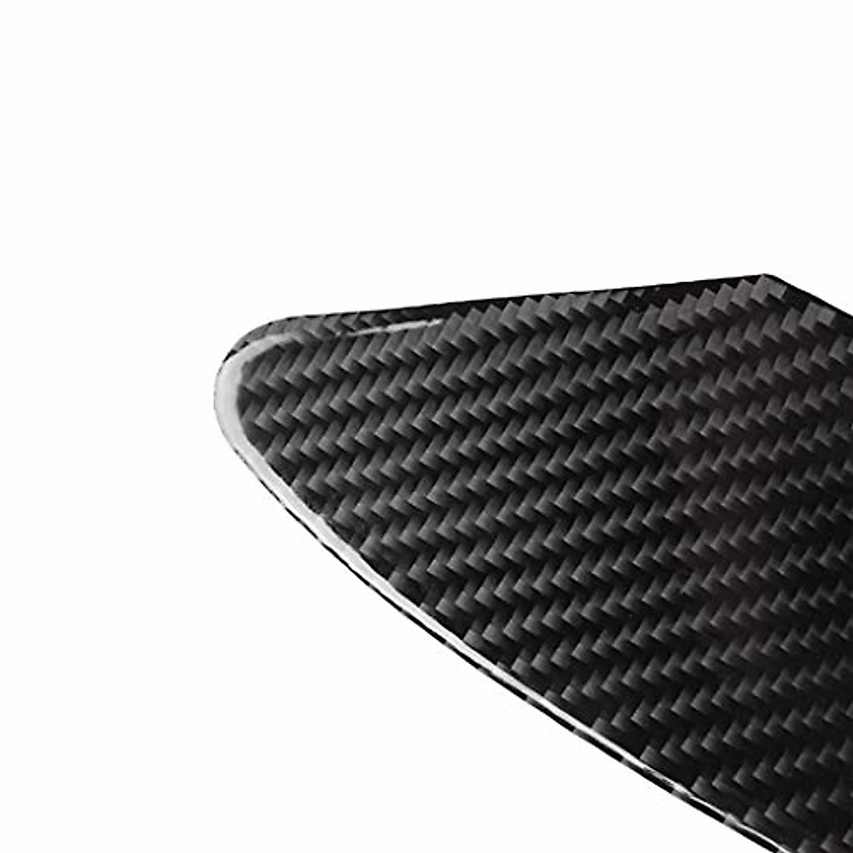 TFNBNG Carbon Fiber Decoration Trim for Electric Car Charging Port Fit for Tesla Model S