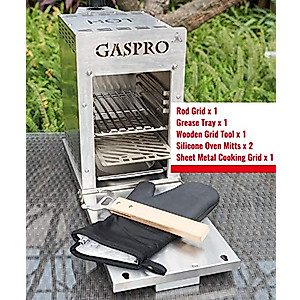 GASPRO 1500℉ Quick Cooking Propane Infrared Steak Grill with Foldable Dustproof Panel, 304 Stainless Steel