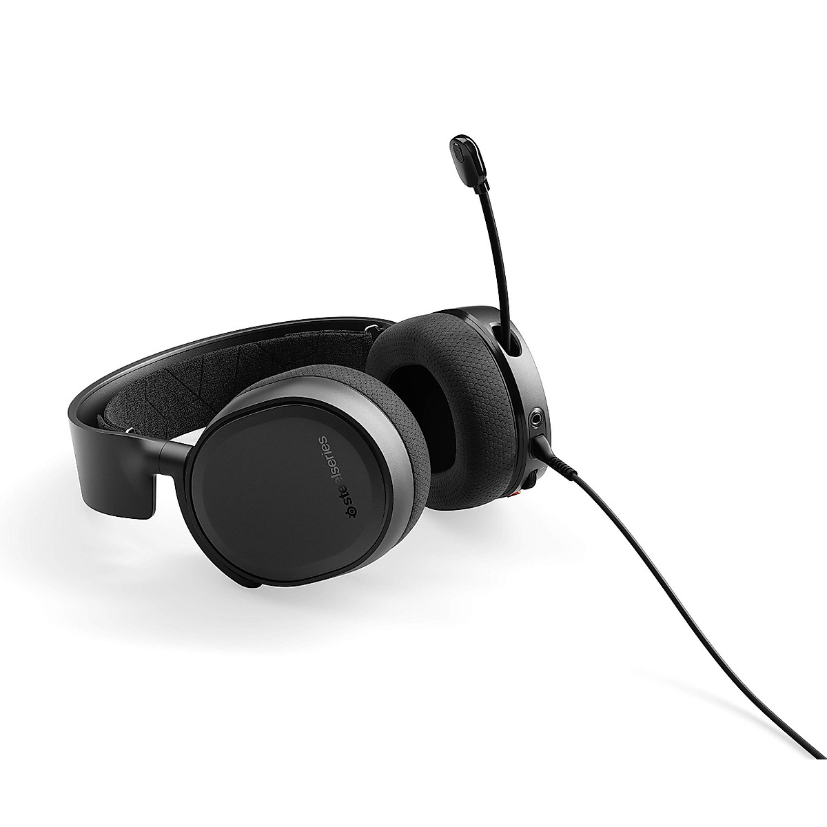steelseries Arctis 3 (2019 Edition) All-Platform Gaming Headset for PC, PlayStation 4, Xbox One, Nintendo Switch, VR, Android, and iOS - Black (Renewed)