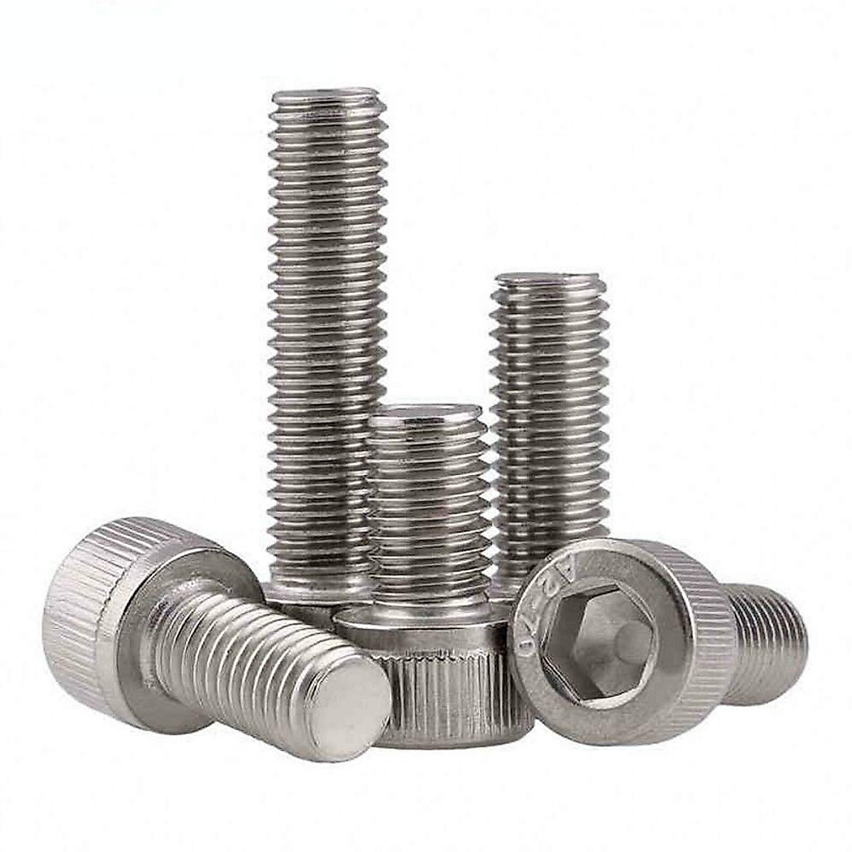 10Pcs M1.6x10mm Socket Cap Screws Allen Bolts 304 A2 Stainless Steel (M1.6x10mm)