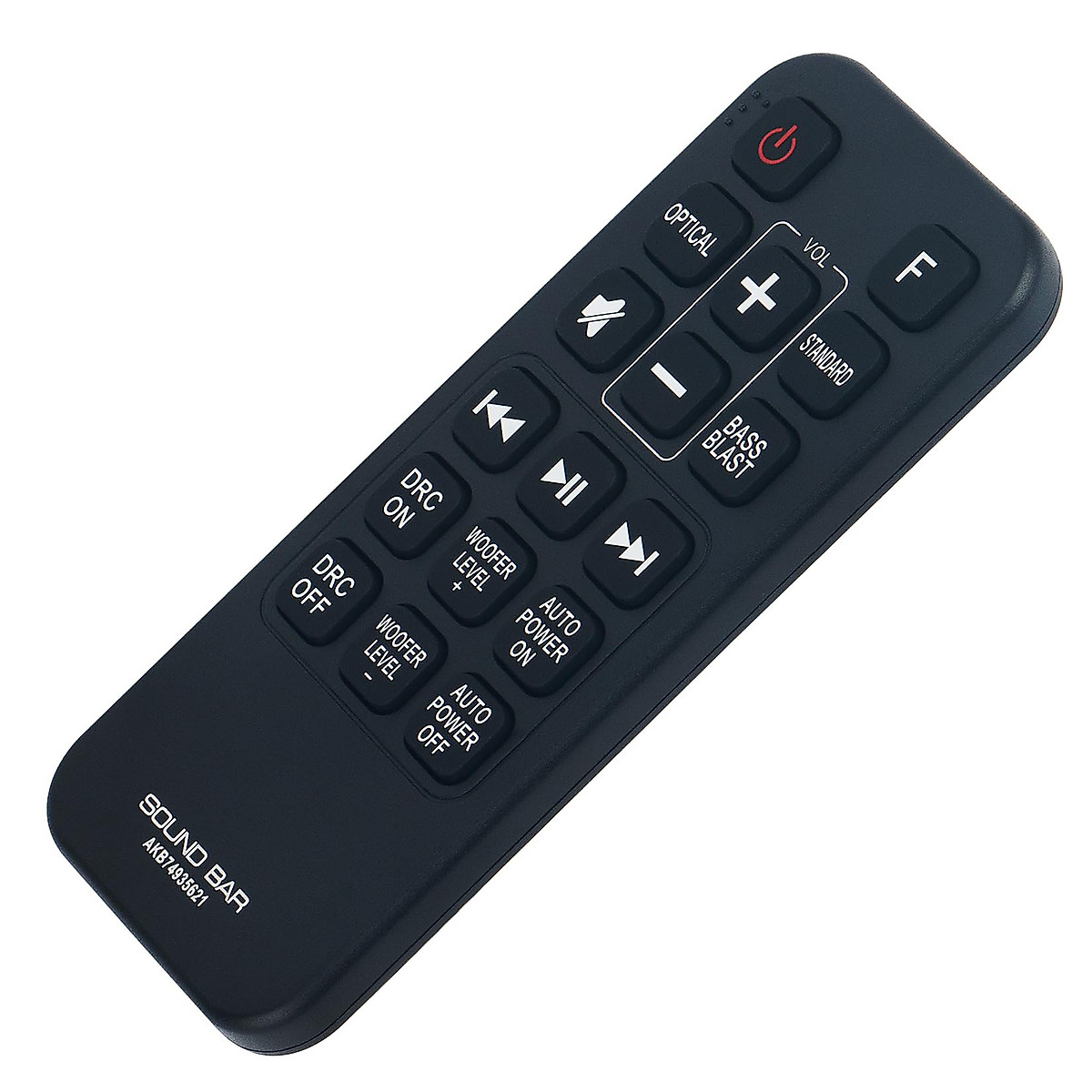 AKB74935621 Replacement Remote Control Applicable for LG Sound Bar SJ2 SJ2.AEUSLLK SJ2.DEUSLLK SQC1